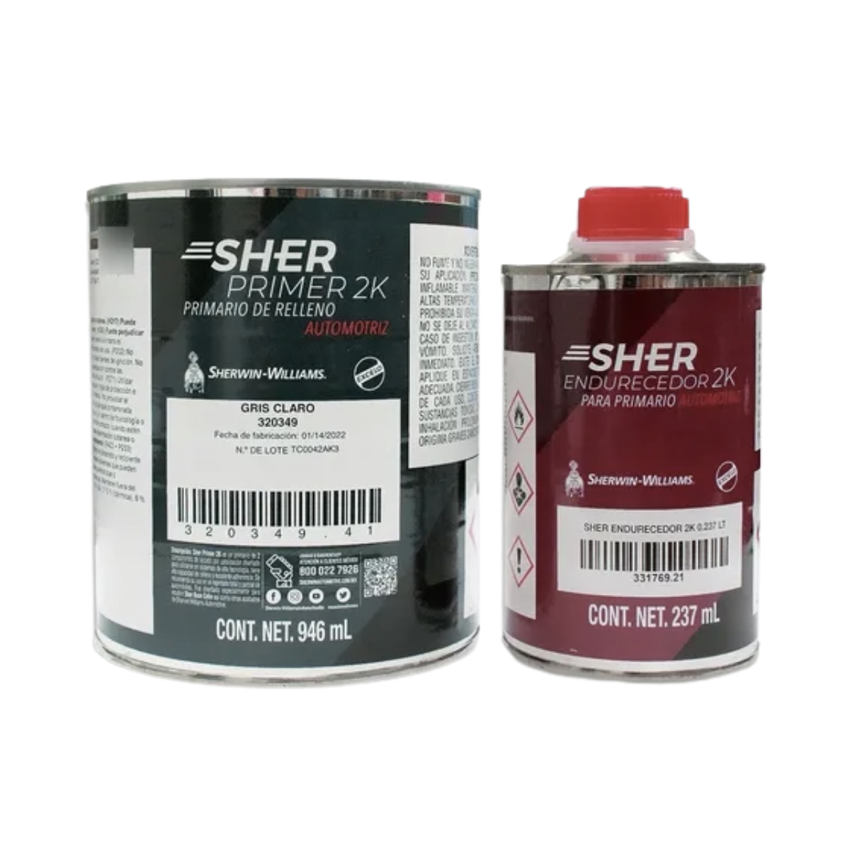 KIT SHER PRIMER GRIS LITRO – Basa Pinturas